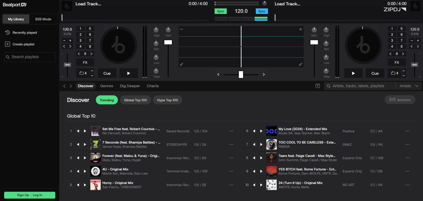 The 10 Best Free DJ Software Apps For 2026 (Reviewed) | ZIPDJ